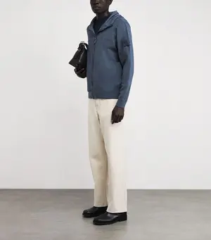 Stone Island Cotton-blend Ghost Zip-up Hoodie
