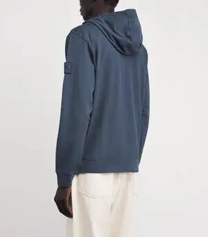 Stone Island Cotton-blend Ghost Zip-up Hoodie