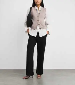 Harrods Cashmere-cotton Sweater Vest