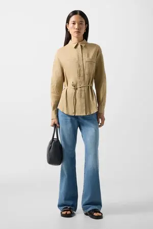 Bogner Catrina Linen Blend Blouse