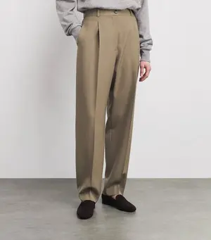 THE ROW Gianni Wool Trousers