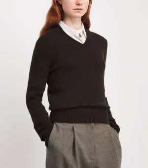 THE ROW Nalini Goat Cashmere Sweater