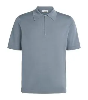 Sandro Zip-up Polo Shirt