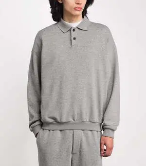 THE ROW Ry Cotton Collared Sweater