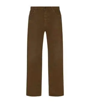 THE ROW Siouxie Corduroy Trousers - Brown