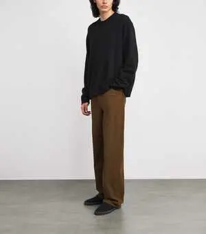 THE ROW Siouxie Corduroy Trousers - Brown