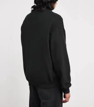 THE ROW Kirin Cotton Polo Sweater