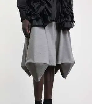 Comme Des Garçons Wool-blend Pleated Chino Shorts