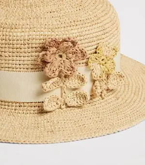 Bonpoint Raffia Boater Hat