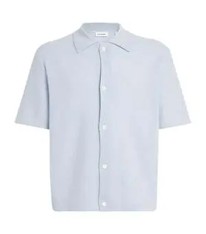 FRAME Wool Short-sleeve Cardigan