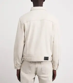 FRAME Cotton Canvas Trucker Jacket