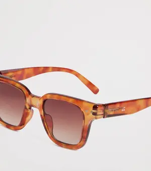 Bonpoint Tortoiseshell Square Sunglasses - Brown
