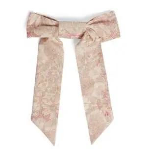 Bonpoint Organic Cotton Domina Hair Clip - Pink