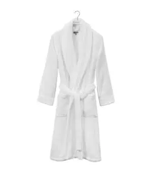 HAMAM Organic Cotton Raya Bathrobe - White