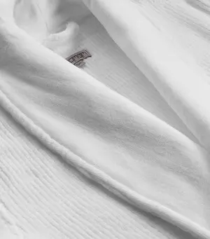 HAMAM Organic Cotton Raya Bathrobe - White