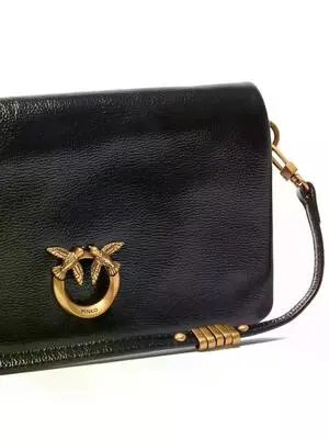 Pinko Mini Love Bag Click Crossbody Clutch Bag - Black