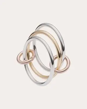 SPINELLI KILCOLLIN 18k Gold Tri-tone Solarium Ring - Multicolor