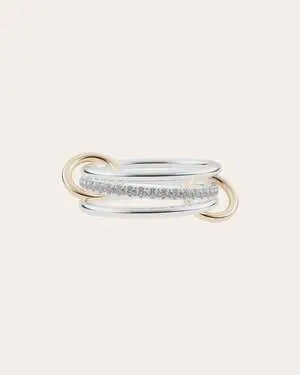 SPINELLI KILCOLLIN Diamond & 18k Gold Sonny Ring - Silver