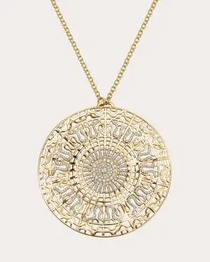 RUVEIL Diamond And 14k 528hz Pendant Necklace - Gold