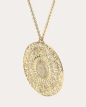 RUVEIL Diamond And 14k 528hz Pendant Necklace