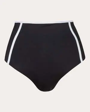 VERDELIMON Banes High-waist Bikini Bottoms - Black