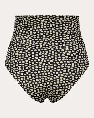 GIRLSMUSTHAVE Mia Polka Dot High-waist Bikini Bottom