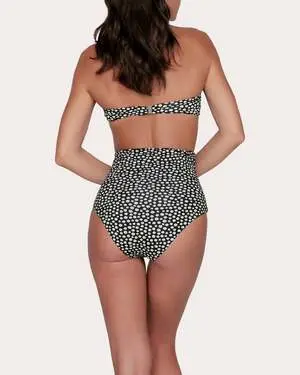 GIRLSMUSTHAVE Mia Polka Dot High-waist Bikini Bottom