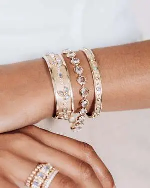 Anzie Topaz & 14k Mélia Tennis Bracelet - Gold