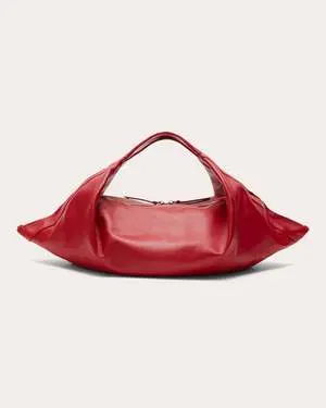 3.1 Phillip Lim Luna Folded Leather Handbag - Red