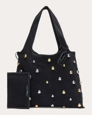 3.1 Phillip Lim Studded Denim Market Tote