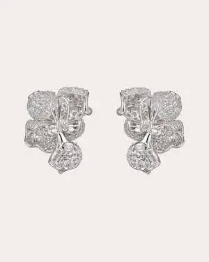 ANABELA CHAN Diamond And Cultured Pearl Blossom Stud Earrings