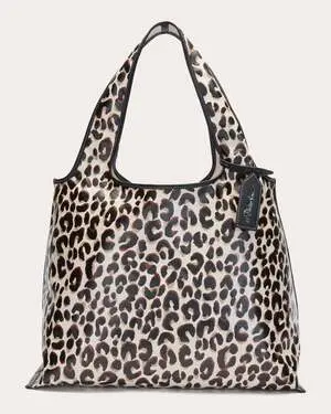 3.1 Phillip Lim Leopard Coated Canvas Market Tote