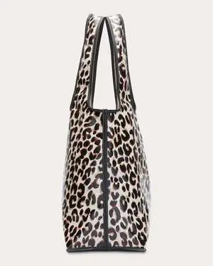 3.1 Phillip Lim Leopard Coated Canvas Market Tote