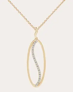 Natori Diamond And 14k Gold Yin Yang Pendant Necklace Gold