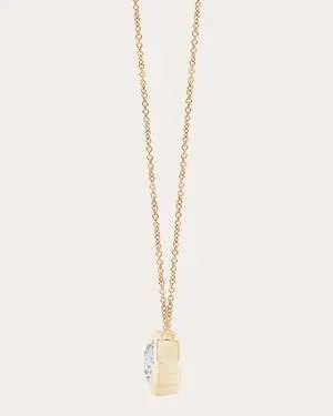 Natori Diamond And 14k Indochine Bamboo Bar Necklace