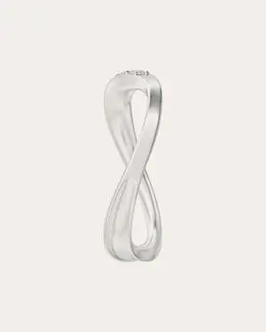 Natori Diamond & 14k White Gold Shangri-la Ring - Silver