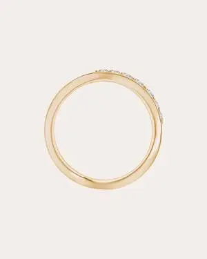 Natori Diamond And 14k Shangri-la Ring - Gold