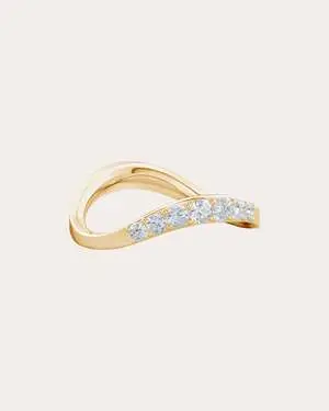 Natori Diamond And 14k Shangri-la Ring - Gold