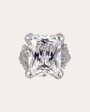 ANABELA CHAN Snowflower Princess-cut Diamond Ring
