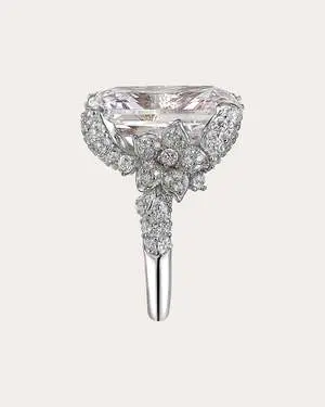 ANABELA CHAN Snowflower Princess-cut Diamond Ring