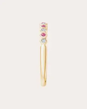 Natori Pink Tourmaline And Diamond Ring