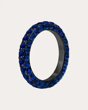 GRAZIELA Sapphire Ring In 18k Gold - Blue