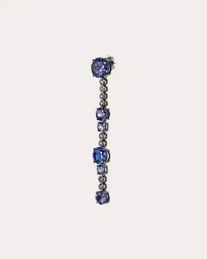 ANABELA CHAN Kashmir Sapphire Love & Pain Drop Earrings