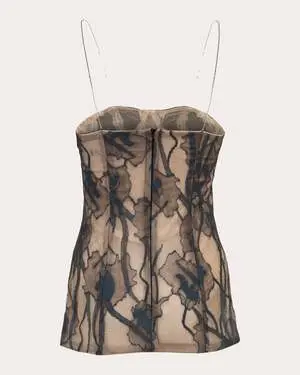 BYVARGA Suzie Floral Lace Bustier Top
