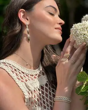 GRAZIELA Diamond And 18k Árvore Convertible Earrings