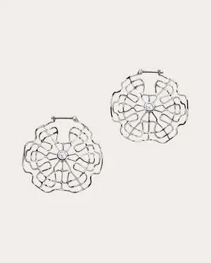 RUVEIL Diamond Schumann Harmonics Hoop Earrings
