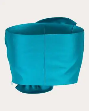 BYVARGA Whitney Satin Bow Strapless Top