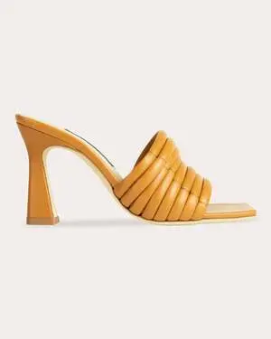 JUWELINA PARIS Ace Leather Mule - Orange
