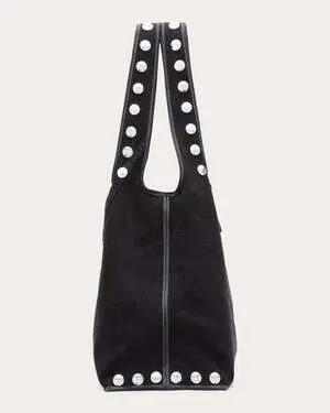 3.1 Phillip Lim Market Studded Washed Denim Tote