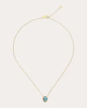 NANIS ITALIAN JEWELS 18k Gold Reversible Pendant Necklace - Blue